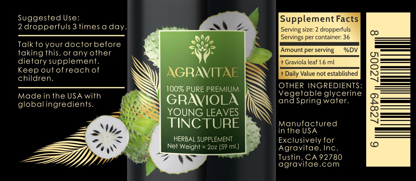 Graviola Leaf Tincture – Agravitae Inc
